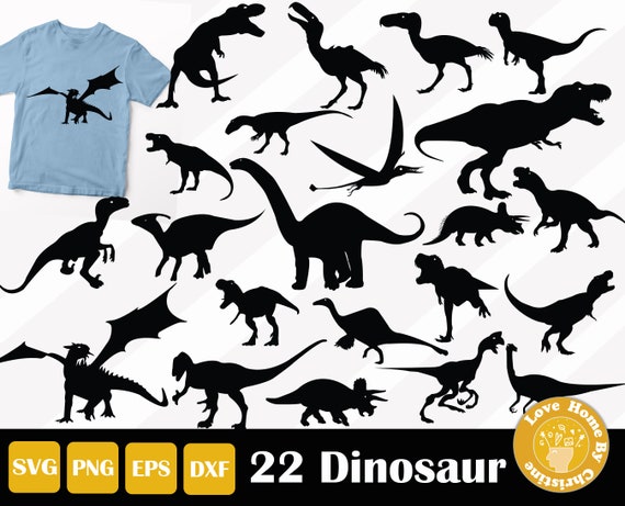 22 Dinosaur T Rex SVG PNG EPS Files for Cricut Silhouette - Etsy UK