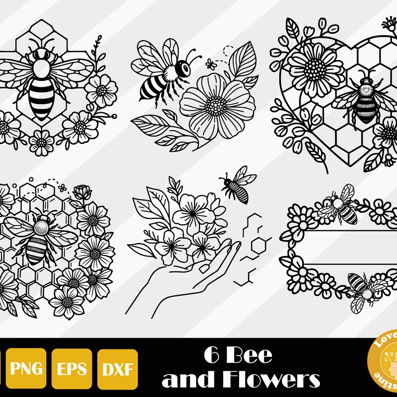 Honey Bee Svg - Etsy