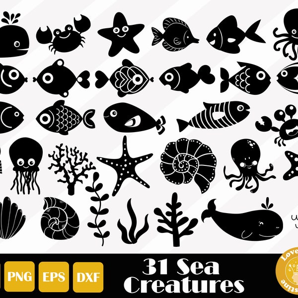 Sea Creatures - Etsy