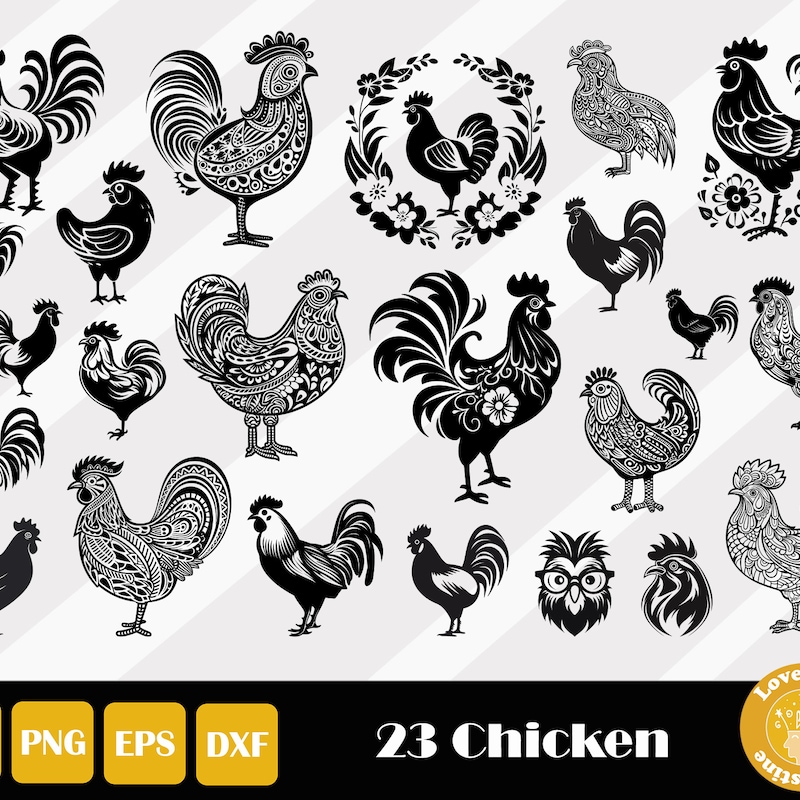 Chicken Svg - Etsy