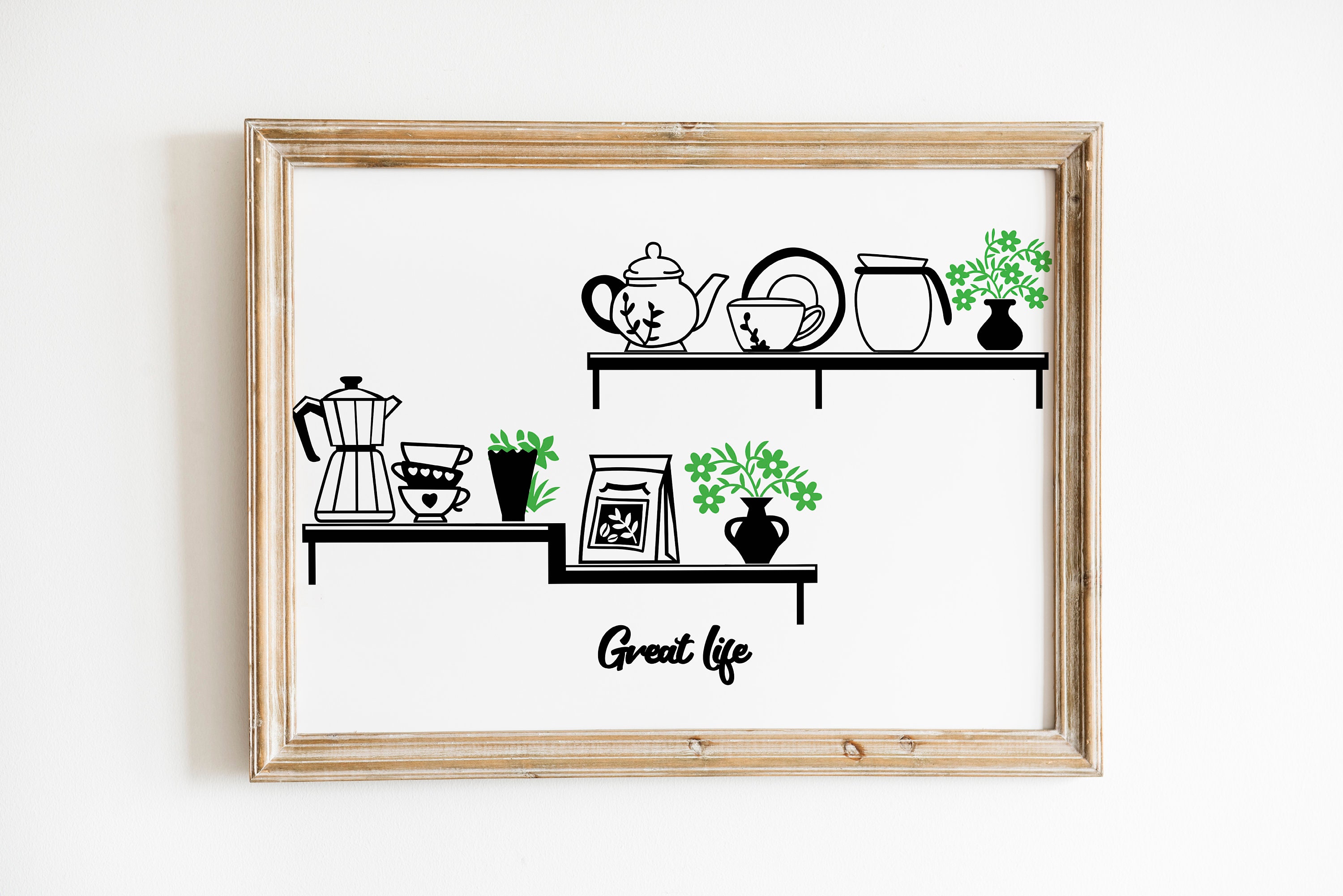 26 Coffee Tea SVG PNG EPS Files for Cricut Silhouette Files, Easy Cut ...