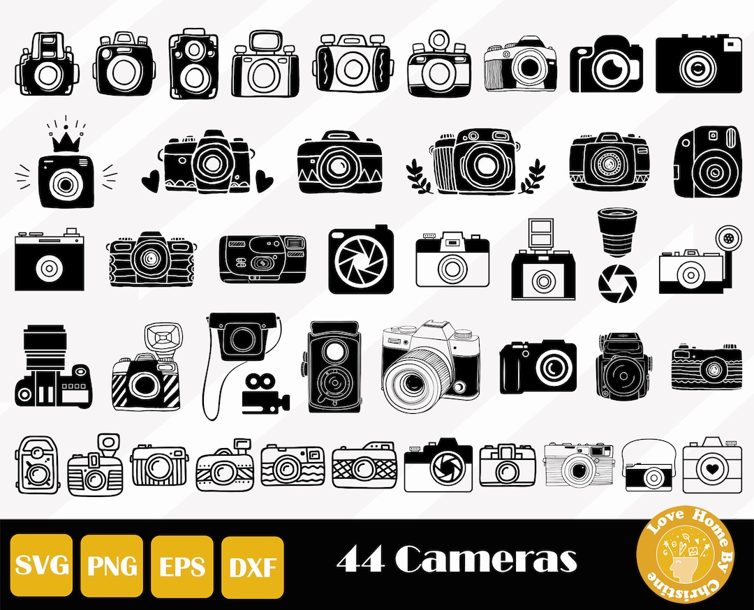 44 Camera Svg, Photography Svg, Movie Camera Svg, Photography Clipart ...