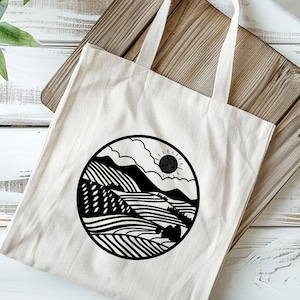 Geometric Mountain Svg, Mountain Circle Svg, Mountain Range Svg ...