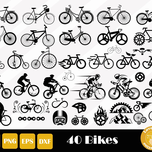 Bicycle Svg - Etsy