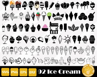 Ice Cream Builder Clipart Build Your Own Ice Cream, Clipart Set, DIY ...