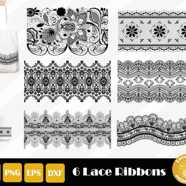 Lace Border Svg - Etsy
