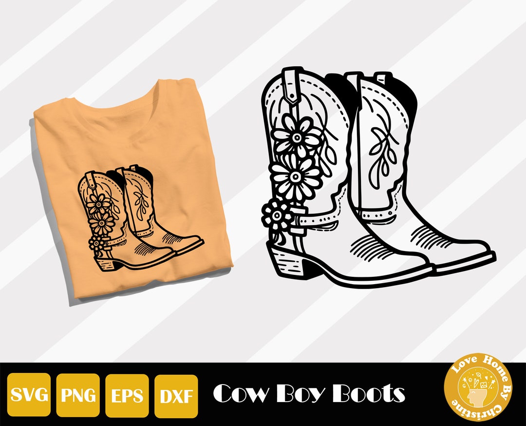 Cowboy Boots Svg, Cowgirl Boots Svg, Cowboy Boots Png, Western Boots ...
