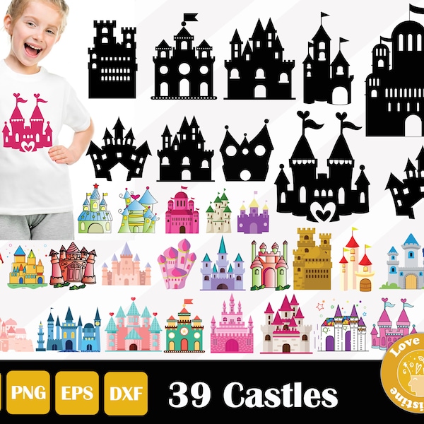 Castle Svg - Etsy