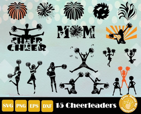 13 Cheer Svg Bundle Cheerleader Svg Cheer Mom Svg | Etsy