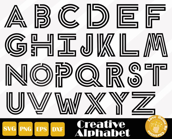 Creative Alphabet Letters