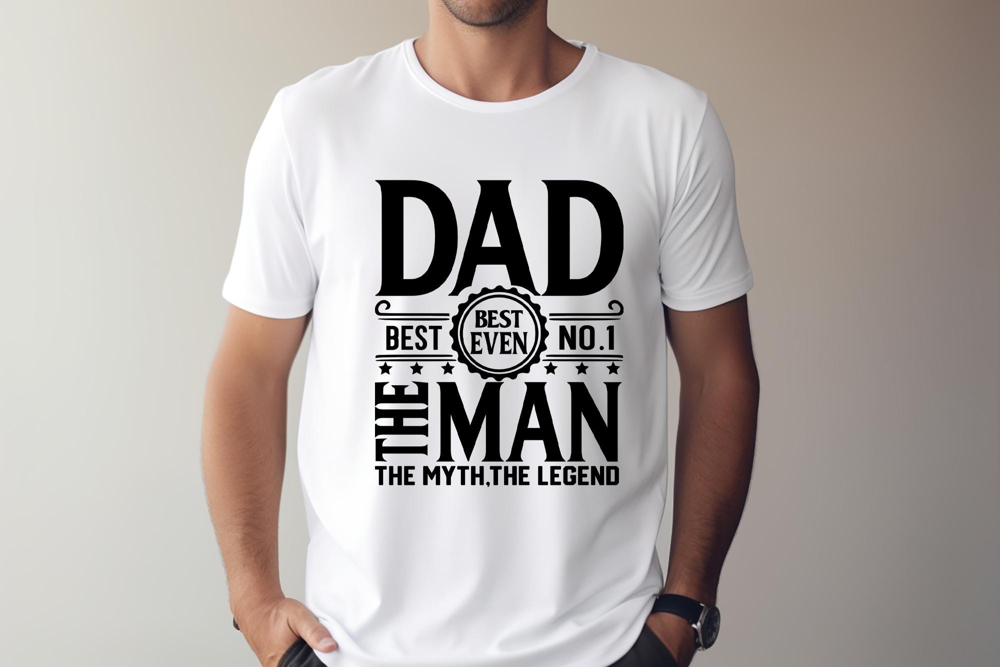 Daddy T-shirt Design, Dad the Legend Svg, Dad Life Cut File, Dad Man ...