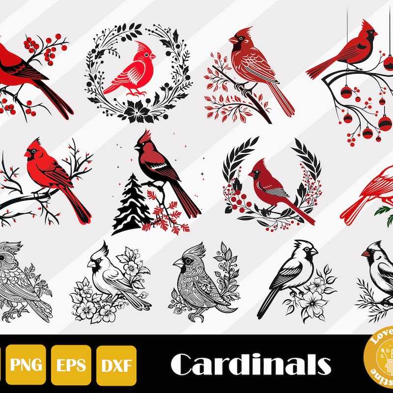 Cardinal Svg - Etsy