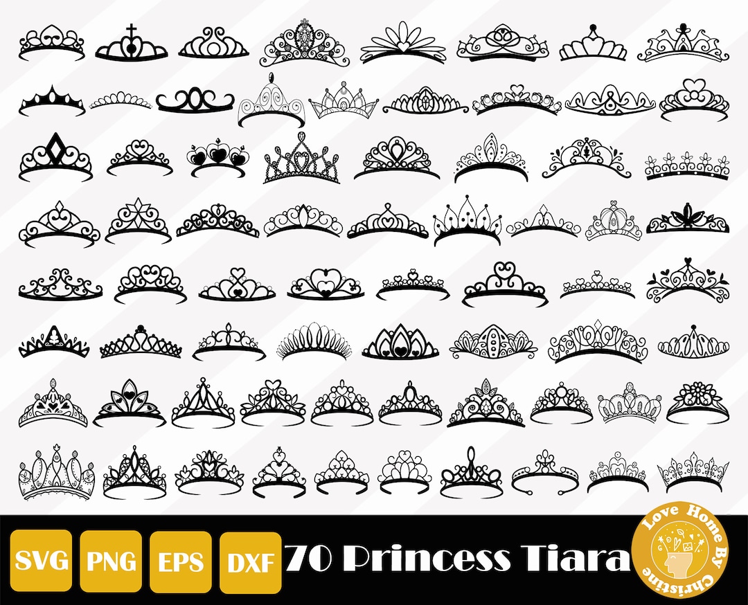 70 Princess Crown Svg, Royal Crown Svg, Crown Monogram Svg, Crown Cut ...
