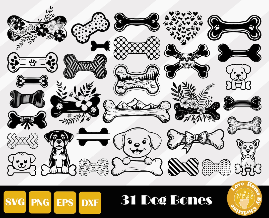 31 Dog Bones Svg, Dog Bone Clip Art, Dog Mom Svg, Dog Paw Svg, Dog Mama ...