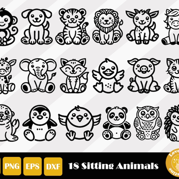 Animal Svg - Etsy