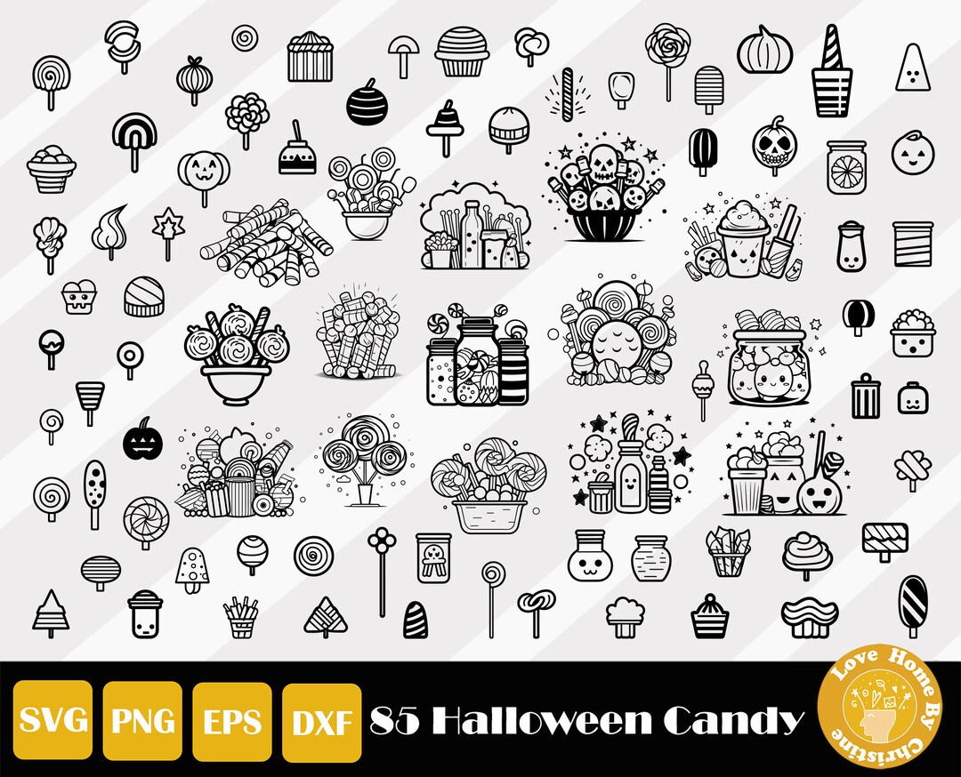 85 Halloween Candy Svg, Halloween Svg, Halloween Shirt Svg, Trick or ...
