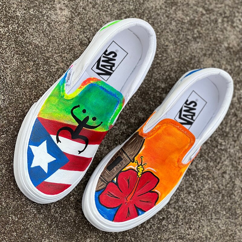 Puerto Rican Sneakers - Etsy