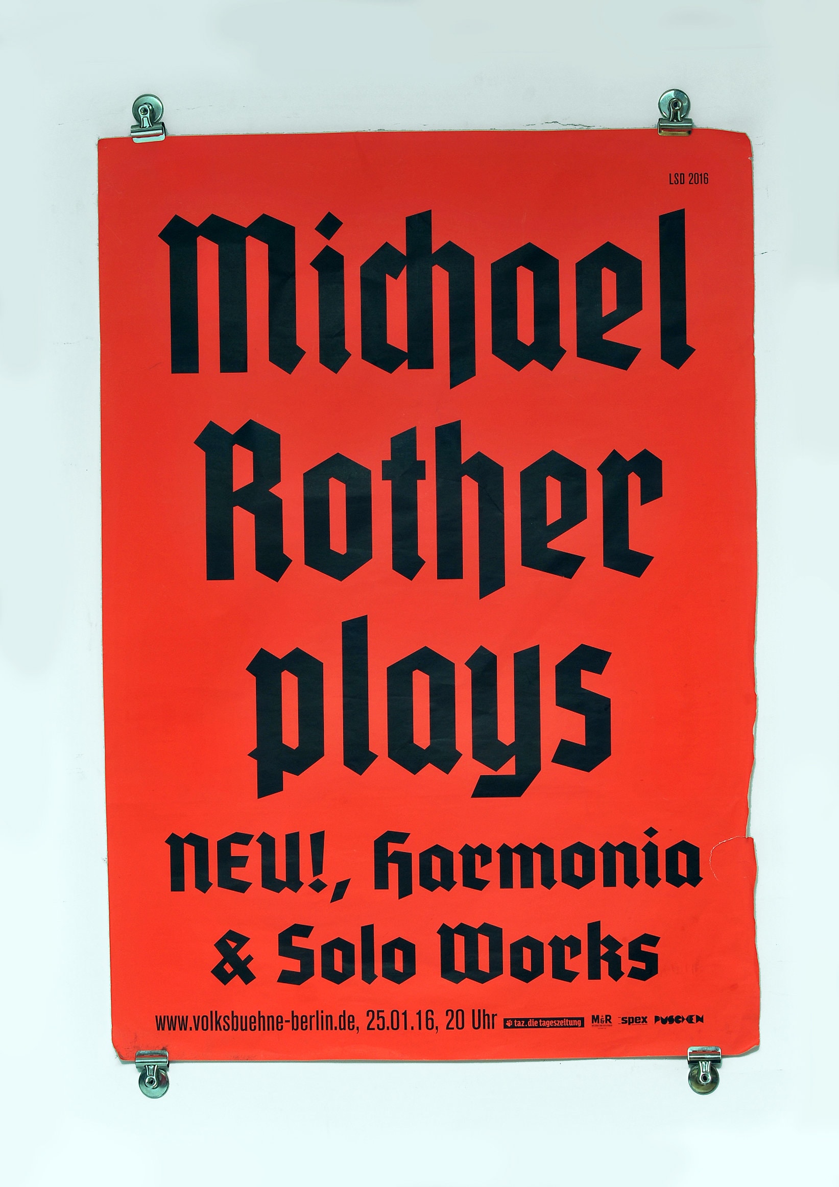 Kraut Rock Pioneer Michael Rother Neu Harmonia NEU Can German ...