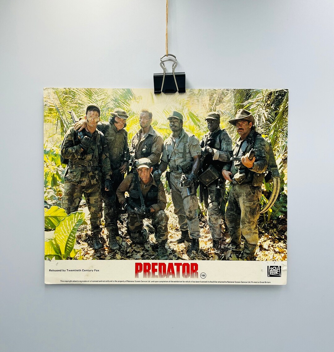Predator 1987 Original Movie Photo Arnold Schwarzenegger Original Movie ...
