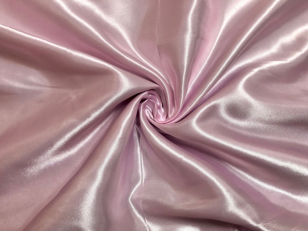 Charmeuse Satin Fabric-pink Solid Color-csfc002-sold by the Yard - Etsy
