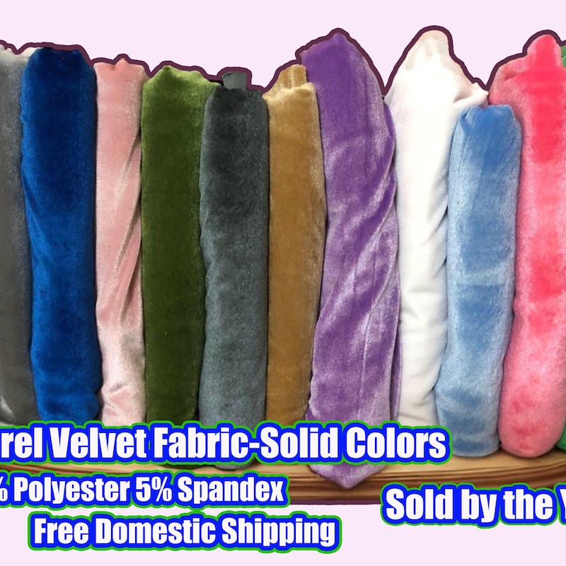 Clothing Material Velvet - Etsy