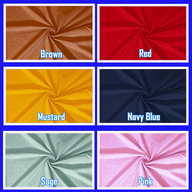 Vibrant Solid Color Rayon Linen Blend Fabric - Etsy