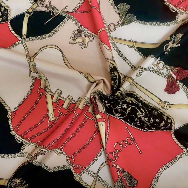 Chain Print Fabric - Etsy