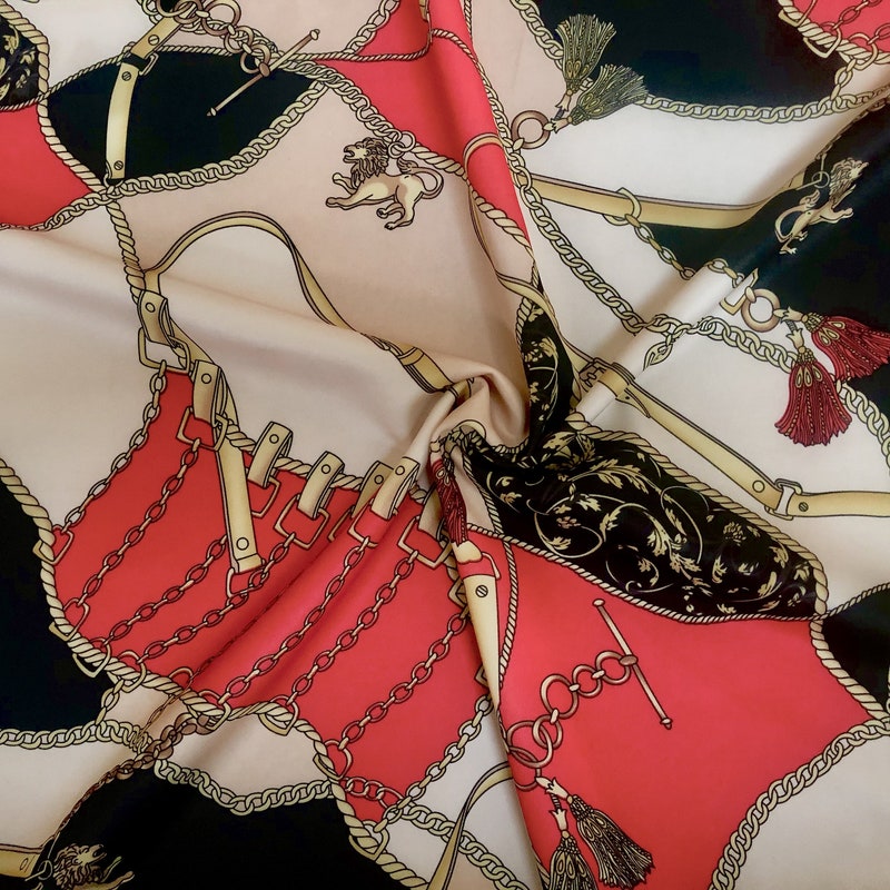 Chain Print Fabric - Etsy