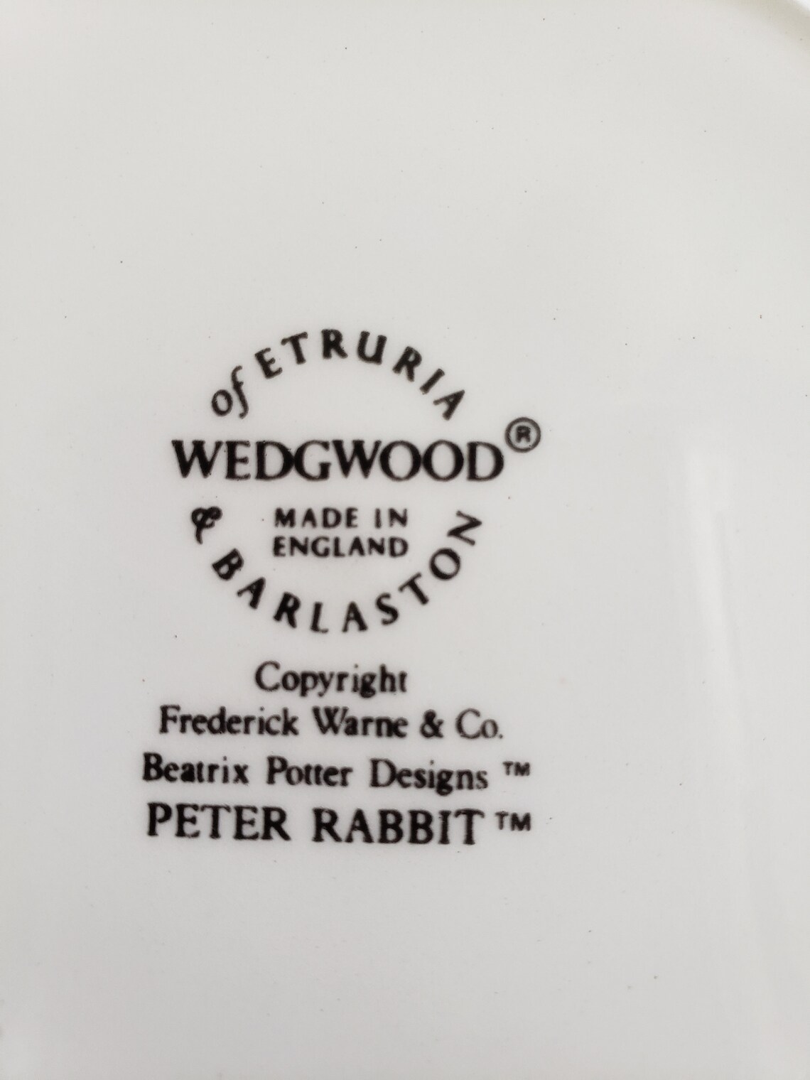 Wedgwood China, Beatrix Potter Design, Peter Rabbit Plates, Fine China ...