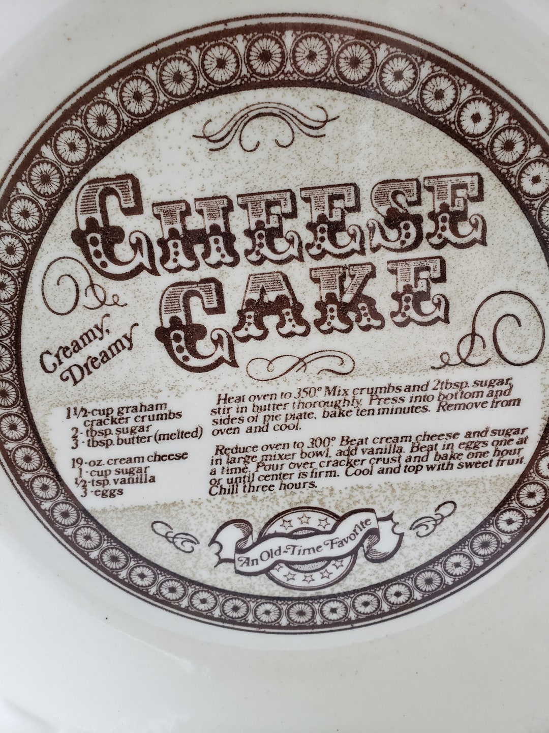 Large Pie Plate Bakeware Cookware Cooking Dish Baking - Etsy
