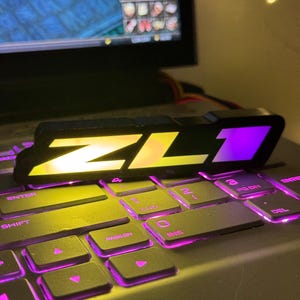 ZL1 Front Grill LED Emblem Badge Flow Series - Etsy