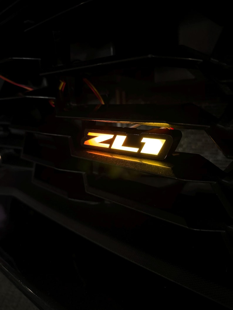 ZL1 Front Grill LED Emblem Badge Flow Series - Etsy