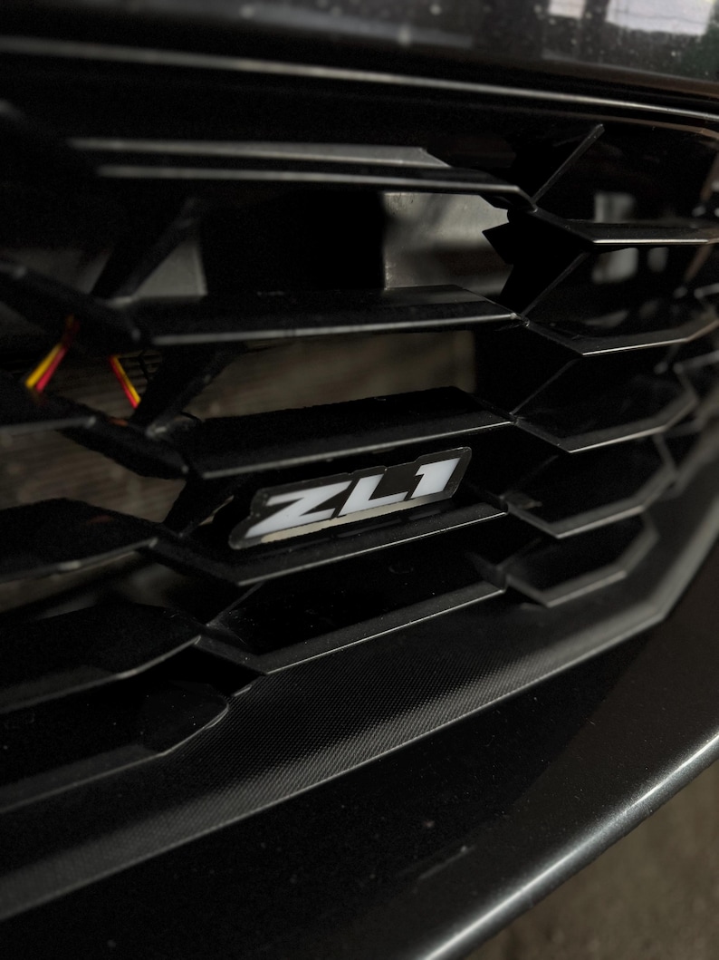ZL1 Front Grill LED Emblem Badge Flow Series - Etsy