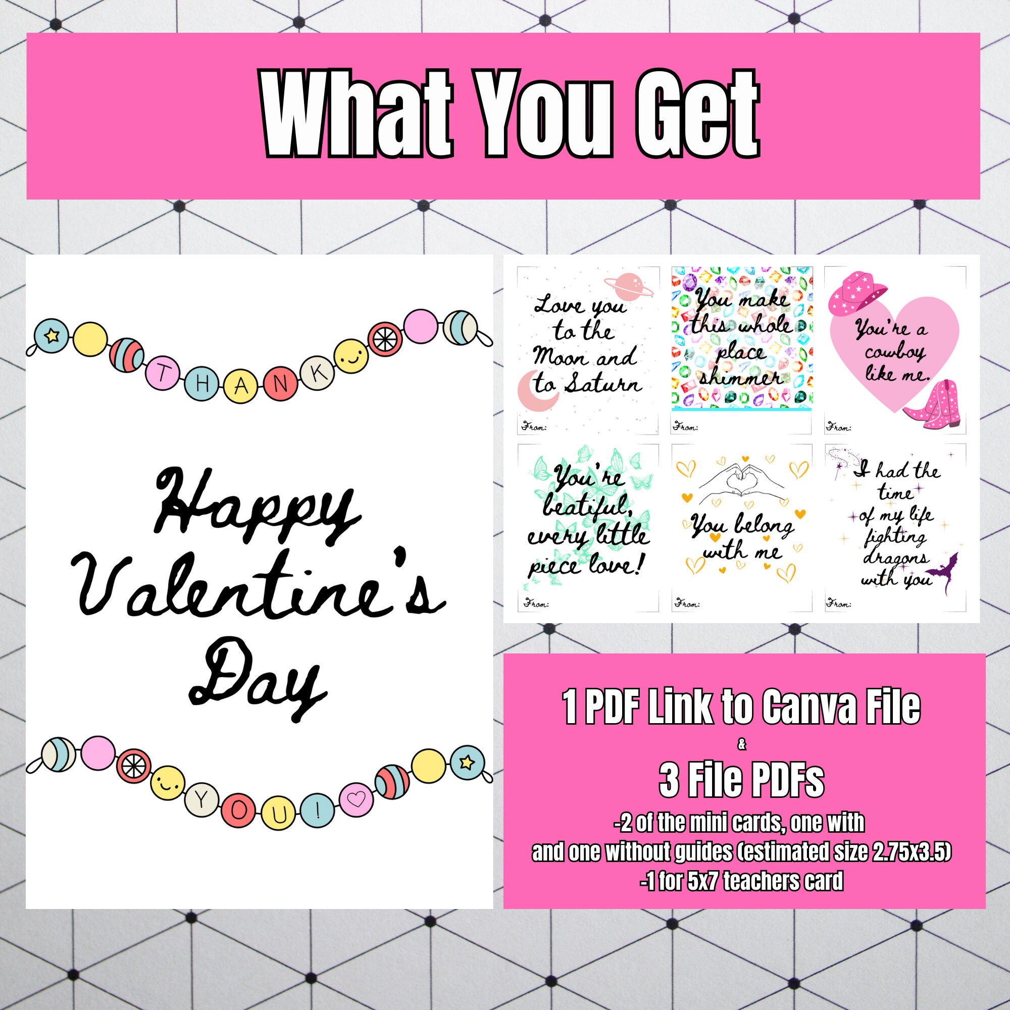 Printable Swiftie Valentine's Day Cards, Classroom Valentines, Taylor ...