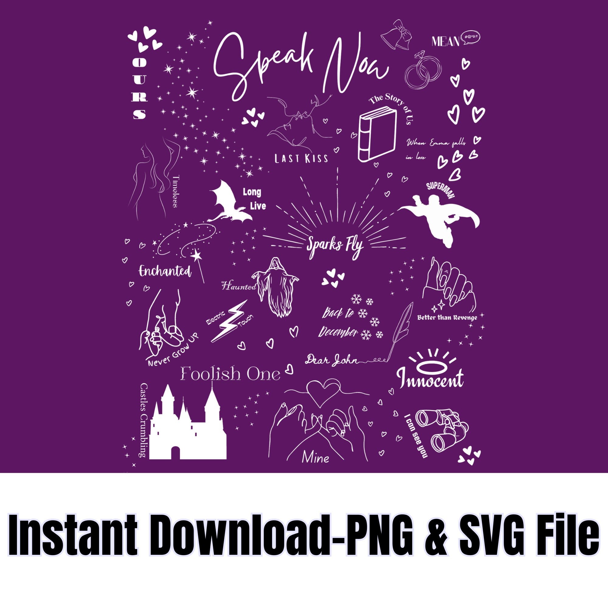 Speak Now TV Png, Speak Now TV SVG, Taylor's Version, Speak Now Album ...