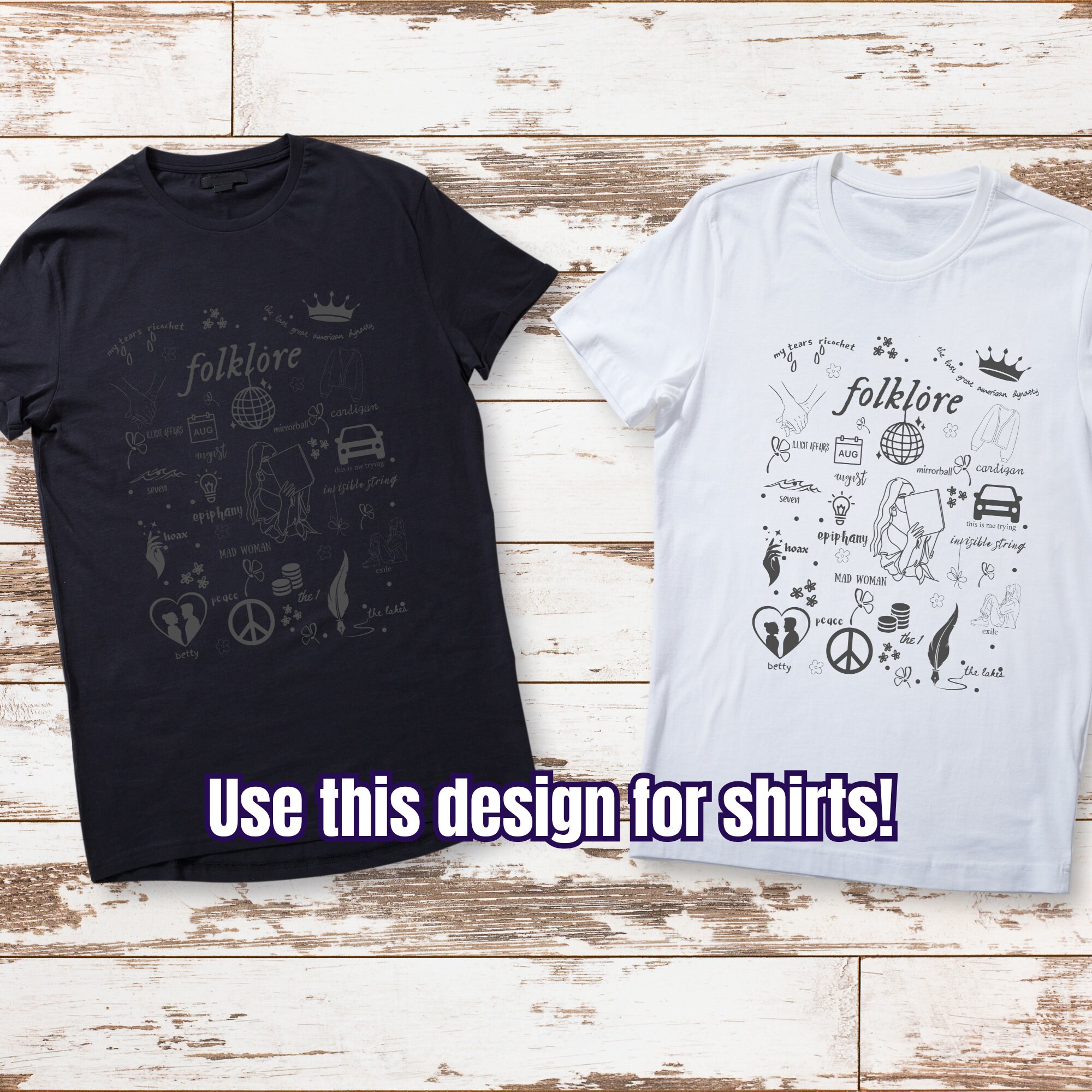 Folklore Png, Folklore SVG, Folklore Album, Folklore Songs, Print & Cut ...