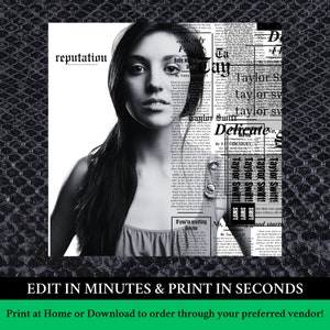 Custom Reputation Canva Template Graphic Digital Download Poster ...