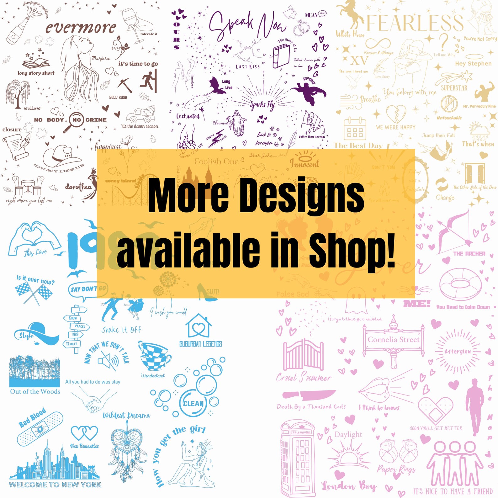 Folklore Png, Folklore SVG, Folklore Album, Folklore Songs, Print & Cut ...