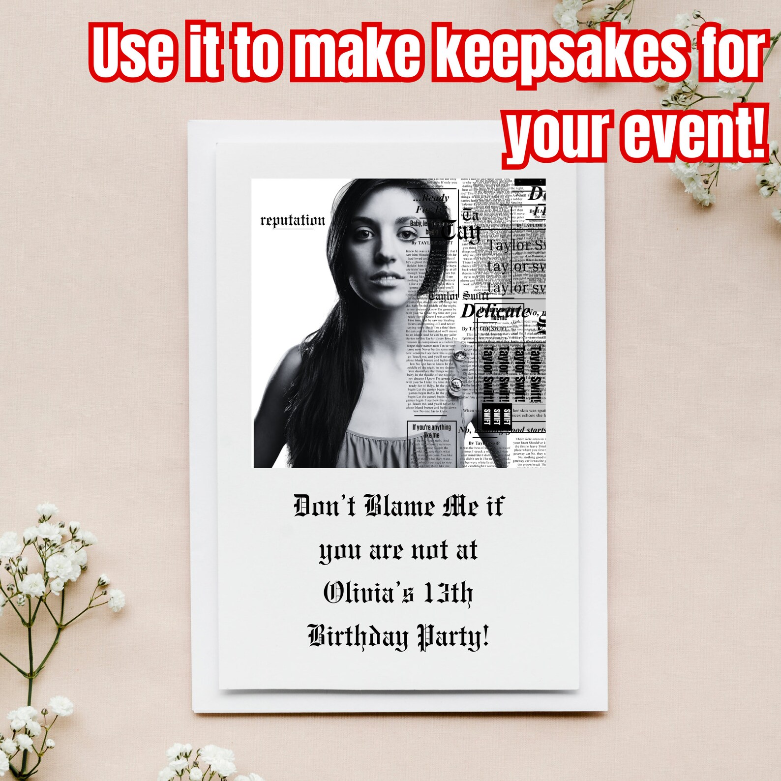 Custom Reputation Canva Template Graphic Digital Download Poster ...