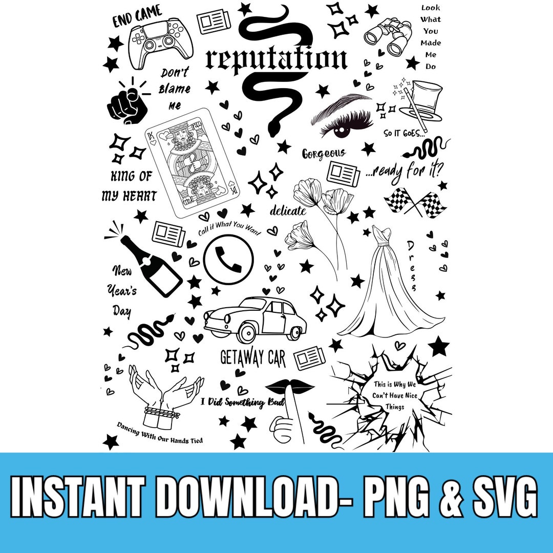 Reputation Png, Reputation SVG, Reputation Album, Reputation Songs ...