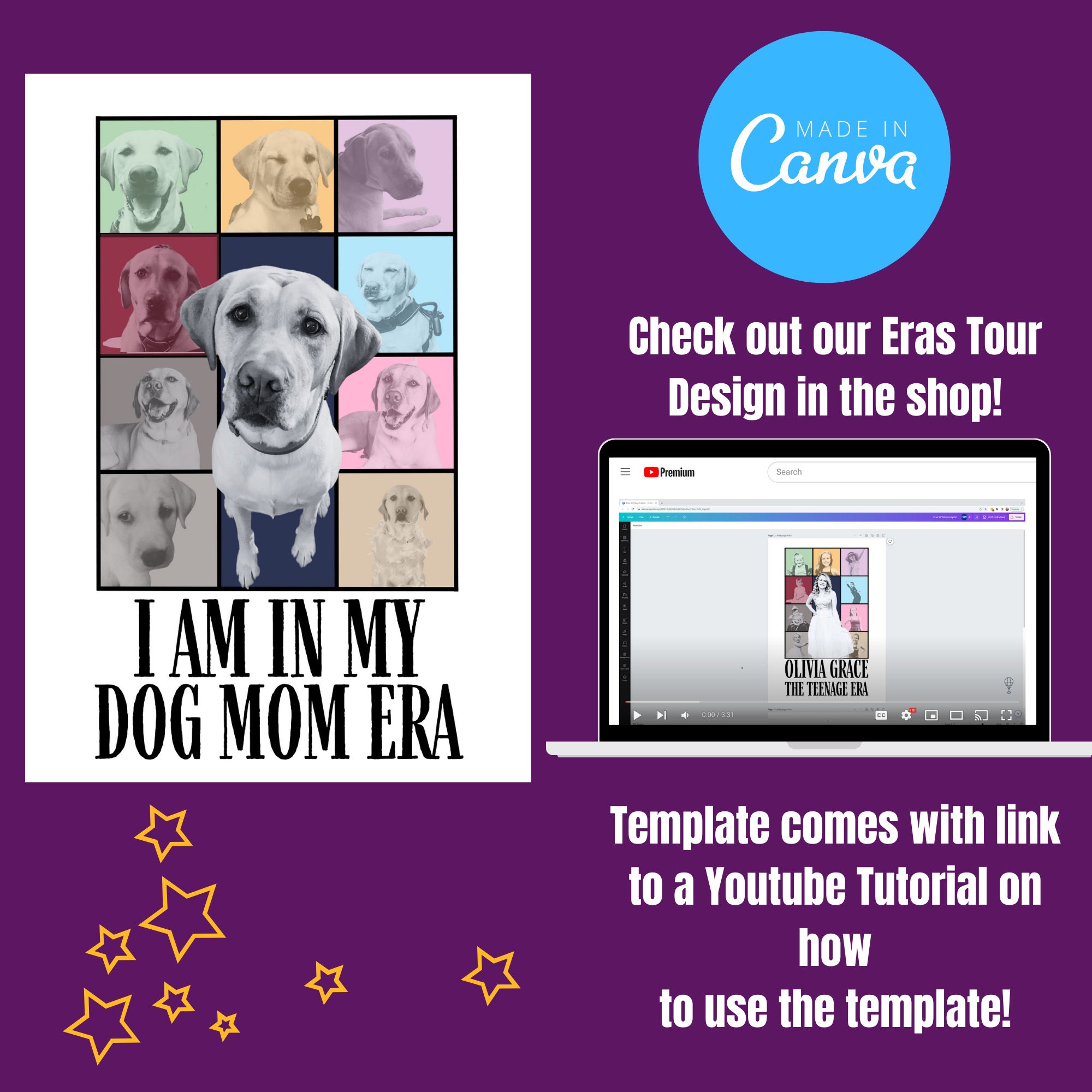 Custom 1989 Canva Template Graphic Digital Download Poster - Etsy