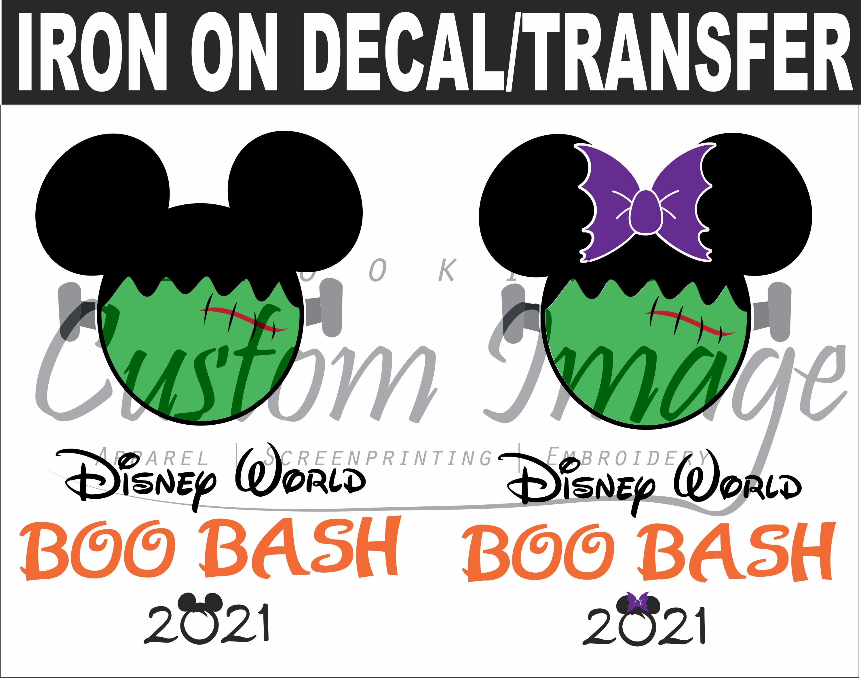 Disney Iron On. Disney Decal. Disney Shirts. 2021 Family. - Etsy