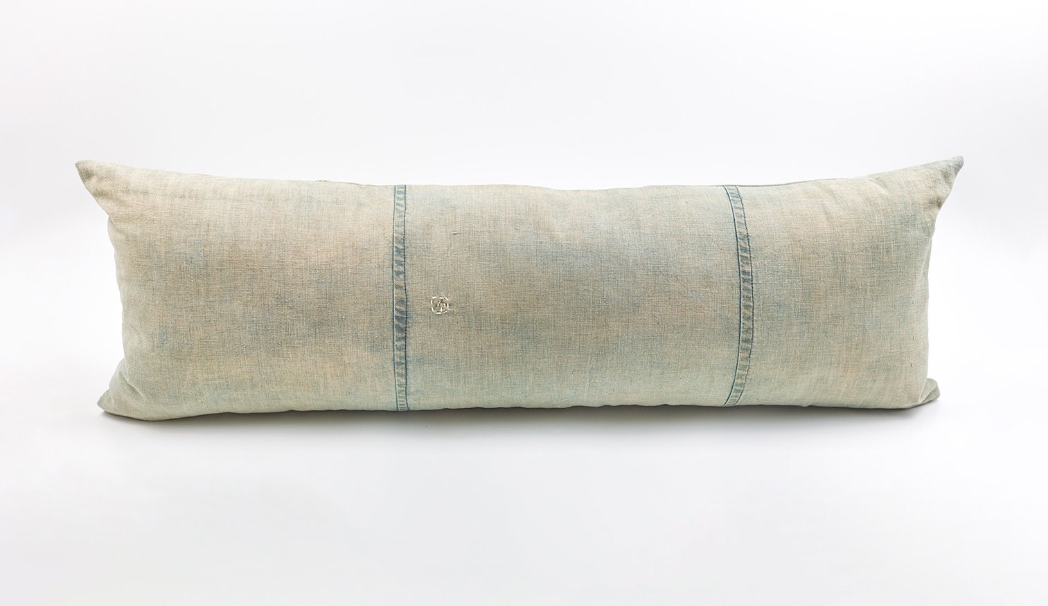 Antique Japanese Boro Tsutsugaki Script Indigo Dyed Long Pillow - Etsy