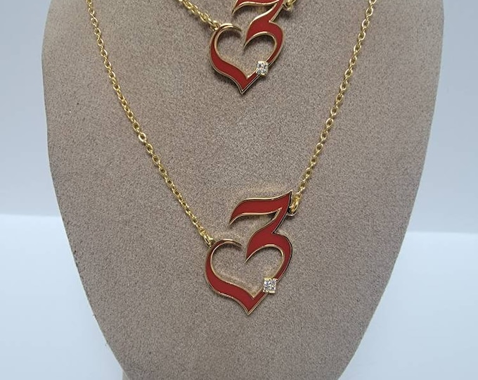 7ob Houb Hob Engraved Arabic Calligraphy Earrings pin Necklace and ...