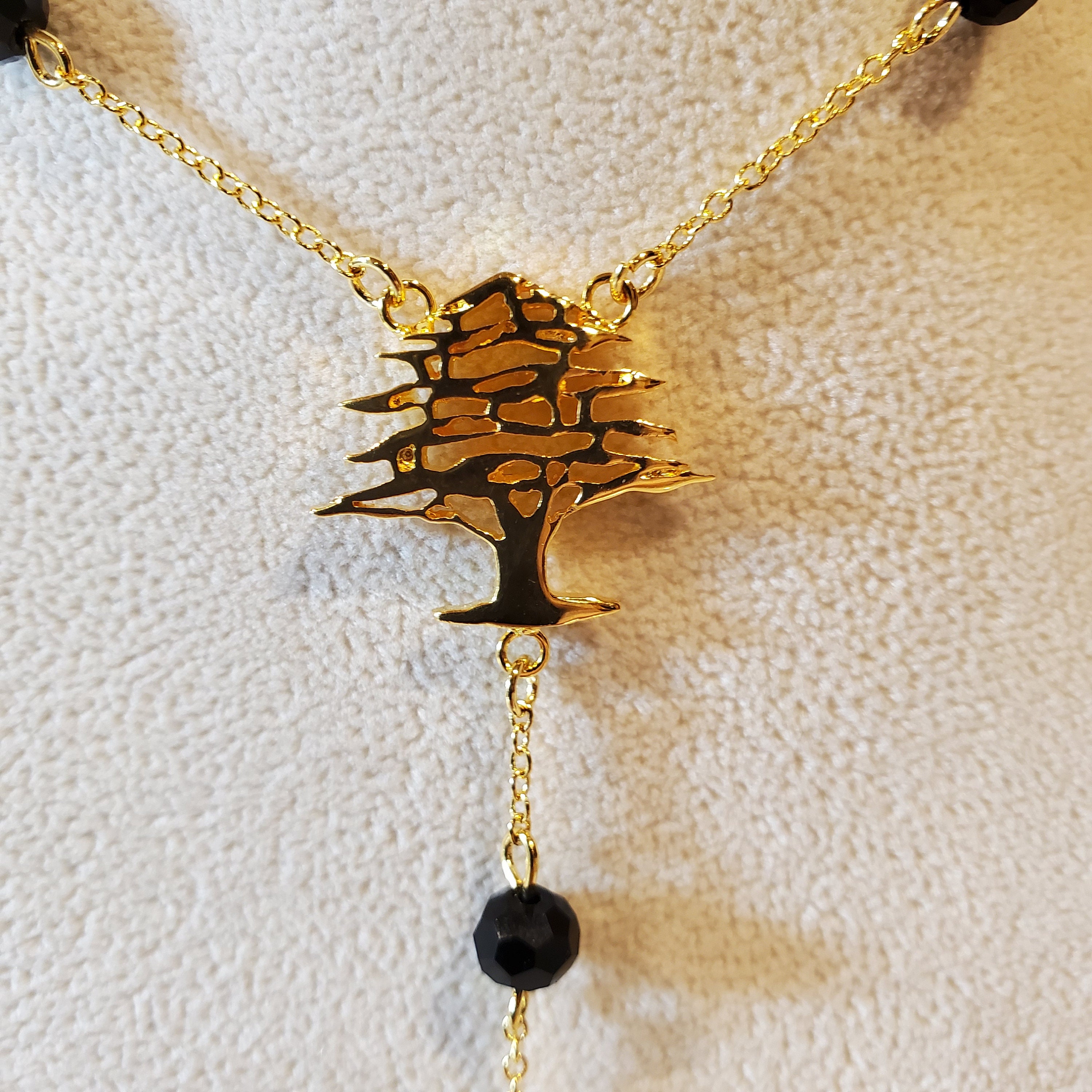 Lebanese Cedar Tree Beaded Rosary Necklace .ارزة لبنانية - Etsy