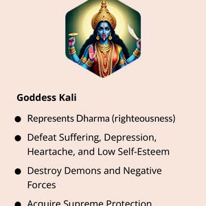 Goddess Kali Blessings (puja + Homa) - Etsy