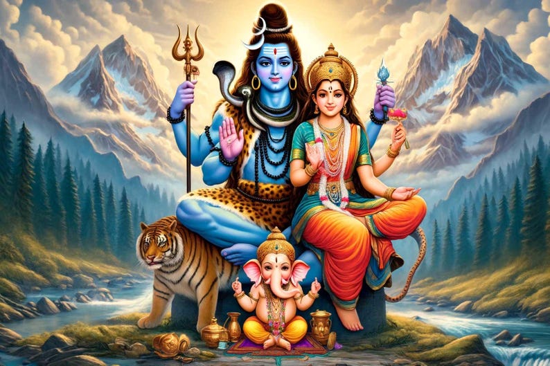 Parvati Shiv Puja for Harmony in Family and Love Relationships - Etsy