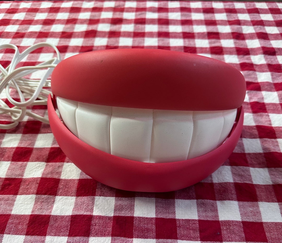 IKEA Flabb Wall Lamp Mouth Teeth Lips Vintage 90s Design Wall Light - Etsy