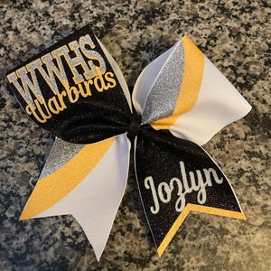 Custom Cheer Bow in Your Team Colors, Great Gameday Cheer Bow ...