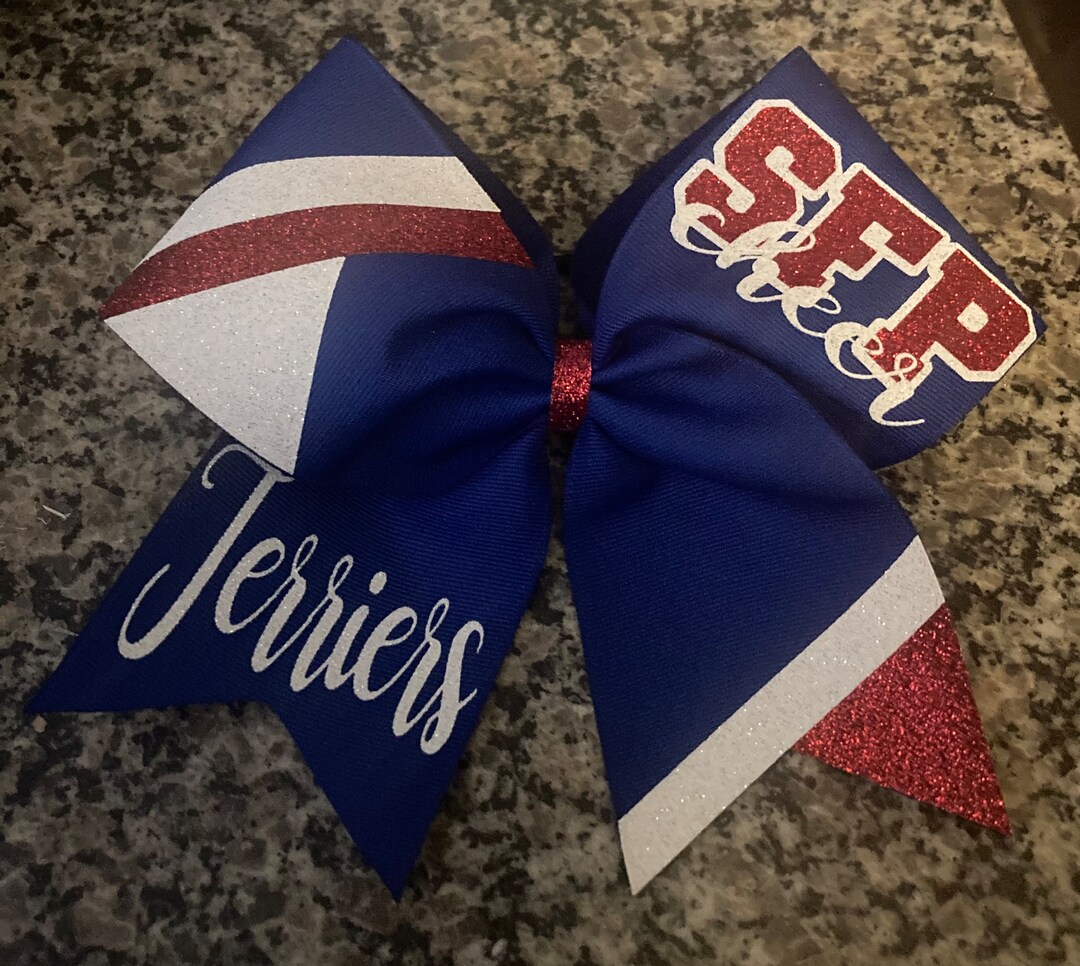 Grosgrain Cheer Bow - Custom Colors- Team Spirit Hair Bow - Etsy